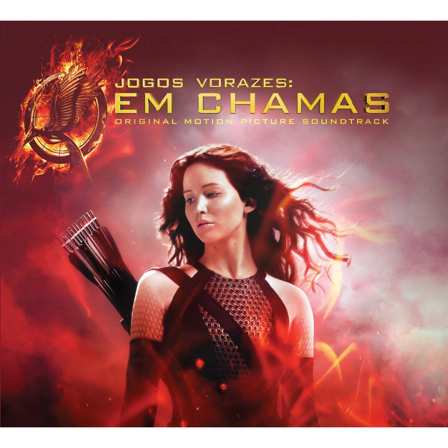 Cover Brasil: VA - Jogos Vorazes - Em Chamas (Capa Oficial do Álbum)